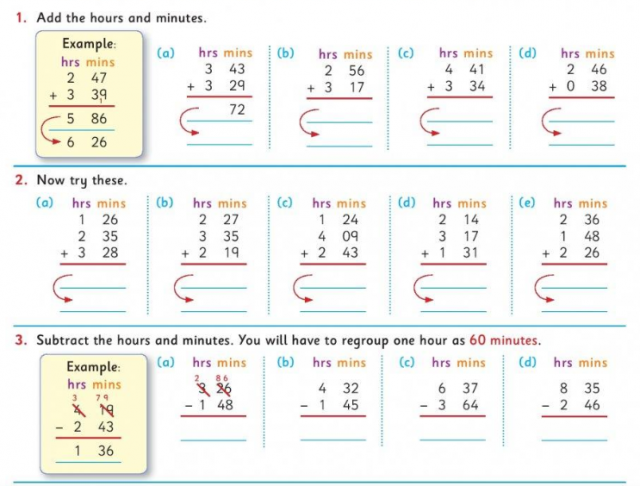 Adding and Subtracting time – Presentation Primary School Waterford